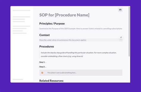 9 Best Sop Standard Operating Procedure Templates For Businesses