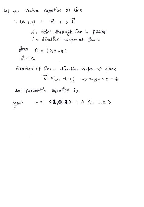 [solved] only 10 please in exercises 9 10 find parametric equations