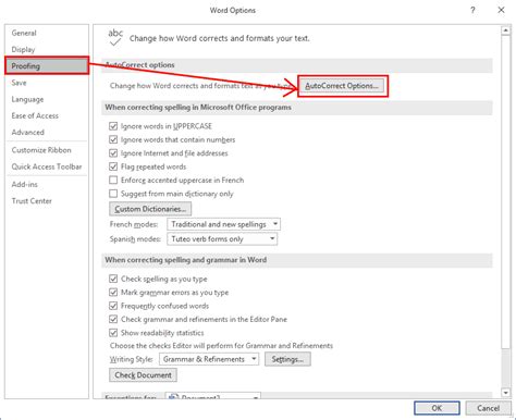 making autotext or autocorrect entries in word office watch