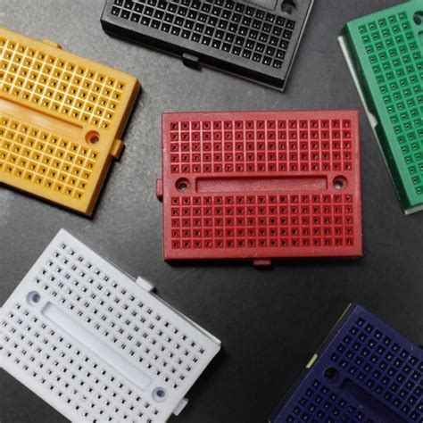 kit com 6 protoboard 170 pontos para arduino 6 cores smartcomp seu
