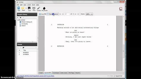 Celtx Scene Numbers YouTube