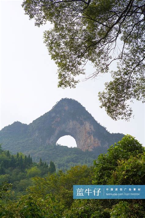 桂林月牙山 蓝牛仔影像 中国原创广告影像素材