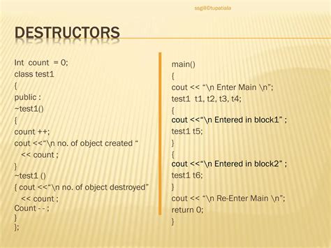 Constructors And Destructors Pdf Programming Languages Computing