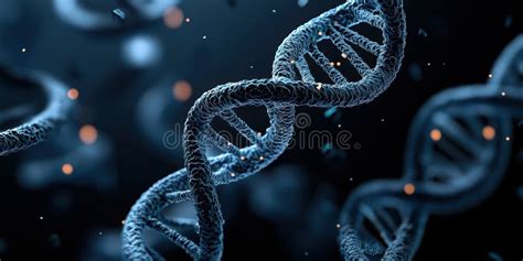 Exploring The Intricate Beauty Of Dna Strands In A Captivating Molecular Landscape Generative Ai