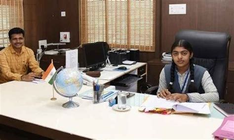 Womens Day Maharashtra Girls Get To Act As Collector For A Day