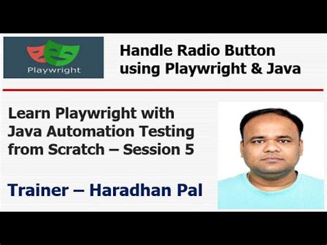 Playwright With Java Handle Radio Button IsVisible IsEnabled IsChecked Check Click S