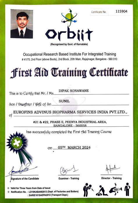 Dipak Sonawane On Linkedin Successfully Completed The First Aid