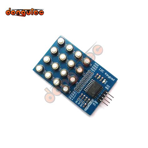 16 key i2c keypad switch keypad 1x4 2x4 3x4 4x4 matrix array matrix keyboard i2c keypad module