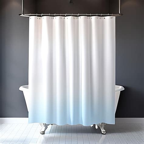 Premium Photo Shower Curtain Mockup