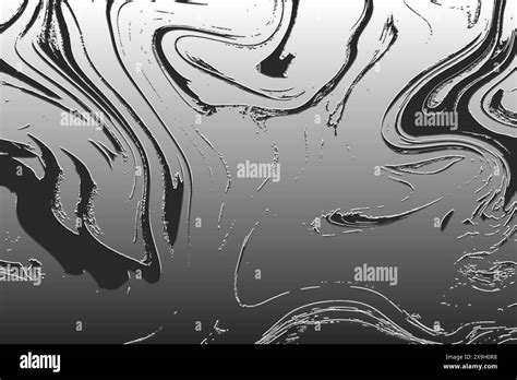 Abstract Black And White Swirling Patterns Creating A Fluid And Modern