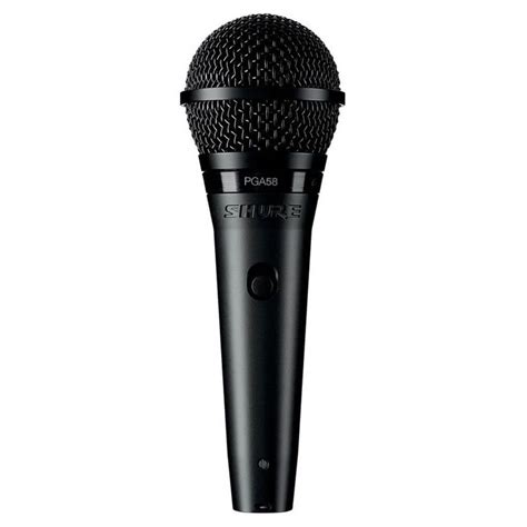 Shure Pga58 Cardioid Dynamic Vocal Microphone With Xlr Qtr Cable