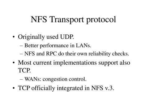 Ppt Nfs Network File System Powerpoint Presentation Free Download