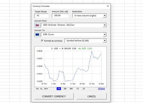 Excel Macro Business Excel Currency Converter Add In
