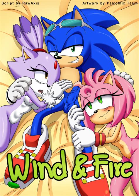 Rule 34 Amy Rose Bbmbbf Blaze The Cat Comic Cover Page Furry Heart