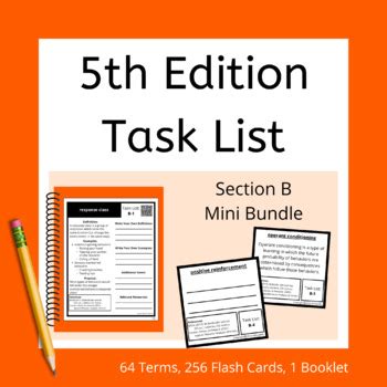 Bacb 5th Edition Task List Teaching Resources | TPT