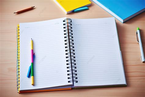 Notebook Papers And Pencils Background Note Luck Memo Background Image And Wallpaper For Free