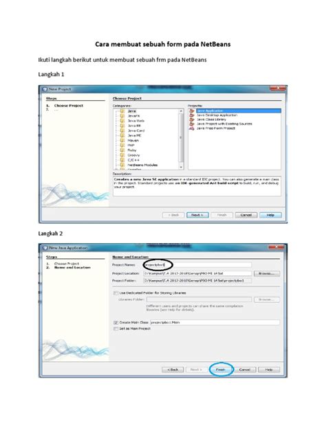 Cara Membuat Sebuah Form Pada Netbeans Pdf