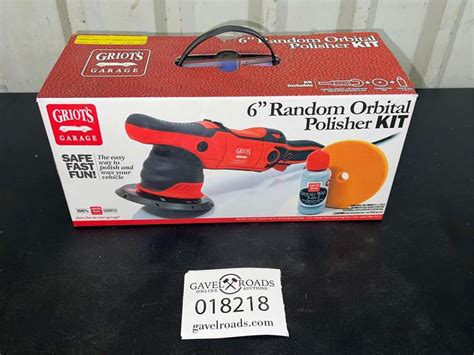 Griots Garage 6 Random Orbital Polisher Kit Nib Gavel Roads Online Auctions