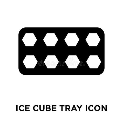 Ice Cube Black White Background Vector Stock Illustrations 1 632 Ice Cube Black White