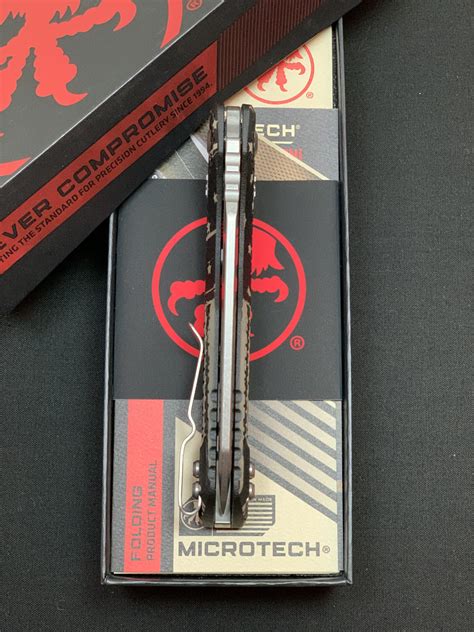 Microtech Msi™ Ram Lok™ S E Stonewash Standard Tri Grip Polymer Flag Australian Knife Sales