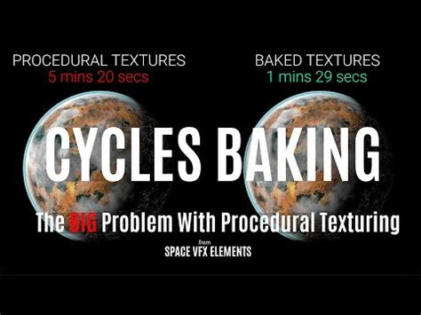 Cycles Baking Tutorial The Big Problem With Procedural Texturing YouTube Blender Tutorial