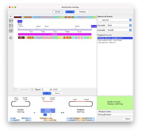Restriction Cloning In Codoncode Aligner Design And Simulate Enzyme