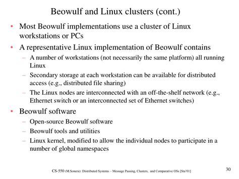 Ppt Distributed Systems Message Passing Clusters And