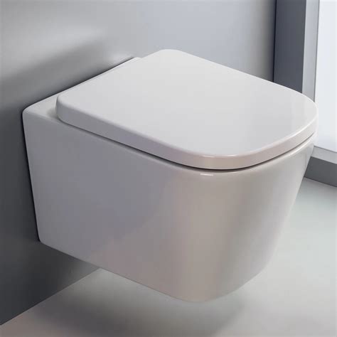 Kronenbach Wand-WC Cube kompakt Spülrandlos Weiß ohne WC-Sitz kaufen ...