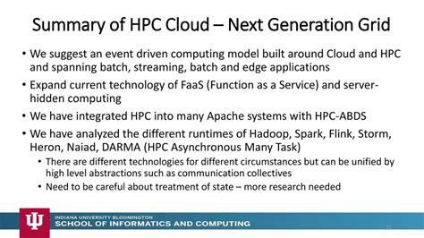 Next Generation Grid Integrating Parallel And Distributed Computing Runtimes For An Hpc