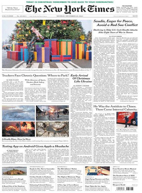 The New York Times 12.25.2023 » Download PDF magazines - Magazines Commumity!