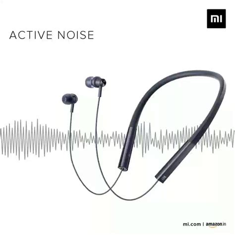 Xiaomi India On Twitter Escape From Your Noisy Surrounding In Just One Click Mi Neckband