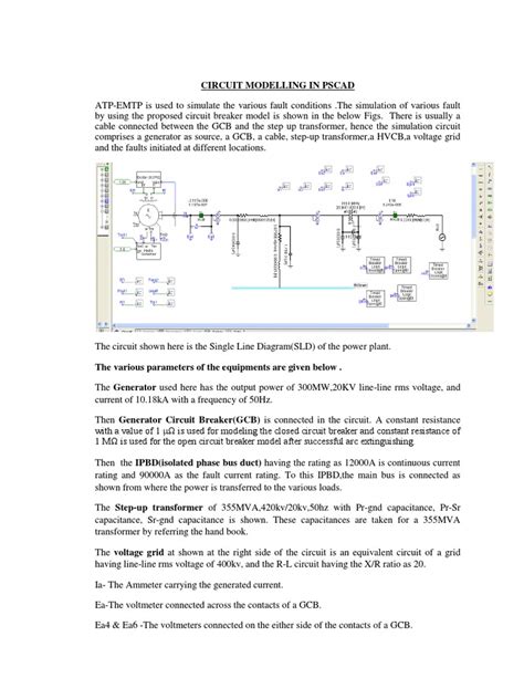 Circuit Modelling Imon Pscad Pdf Electric Current Capacitor