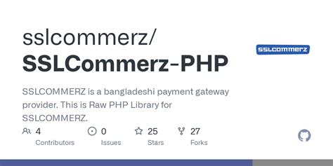 Github Sslcommerz Sslcommerz Php Sslcommerz Is A Bangladeshi Payment Gateway Provider This