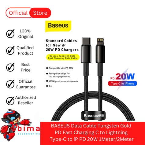 Jual Baseus Kabel Data Cable Pd Fast Charging C To Lightning Type C To