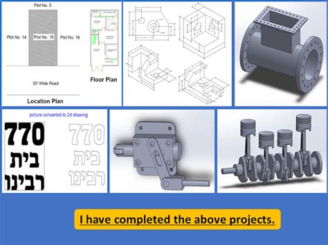 Do 2d Drawings House Plans 3d Cad Modelling In Autocad And Solidworks By M Shahan786 Fiverr