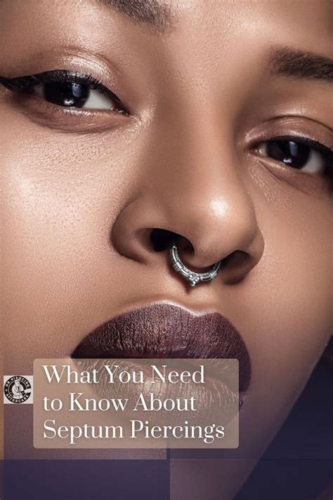A Guide To Septum Piercings Artofit