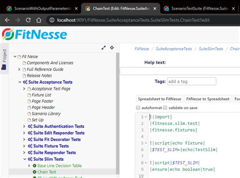 FitNesse Bootstrap Plus Theme Bootstrap Plus By Praegus