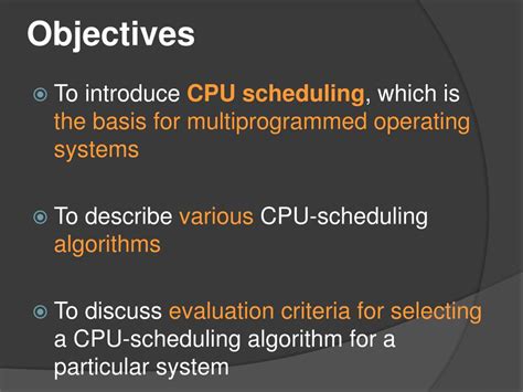 Ppt Csc 43206320 Operating Systems Lecture 5 Cpu Scheduling