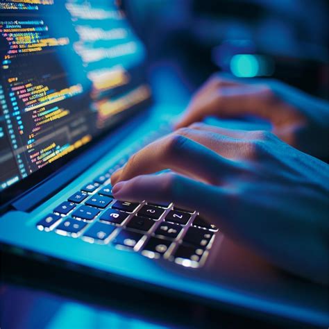 Free Coding Workstation Glow Image Programming Coder Technology
