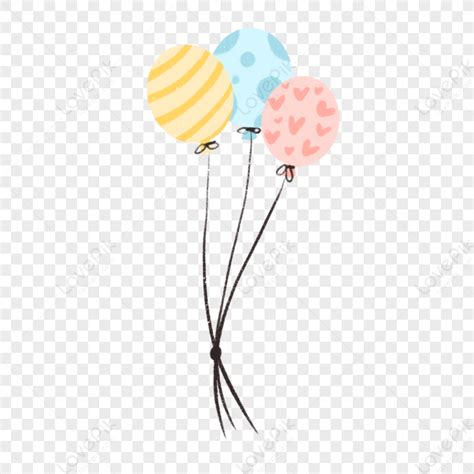 만화 일러스트 간단한 색 풍선 클립 아트단순한분홍 Png 일러스트 무료 다운로드 Lovepik