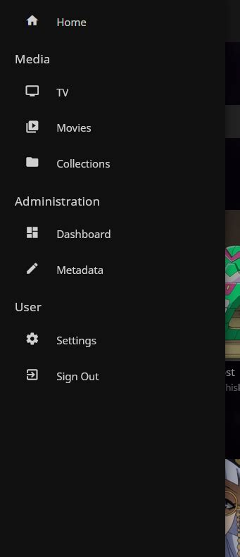 [issue] menu links not working · issue 3752 · jellyfin jellyfin web