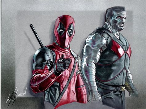 Deadpool Fan Art Deadpool And Colossus By Rikwilkinsonartist Åwesomeness ™ ÅÅÅ