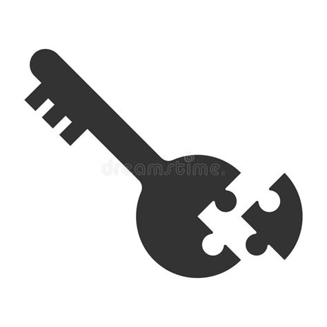 Key Solution Icon Stock Vector Illustration Of Vector 265308979