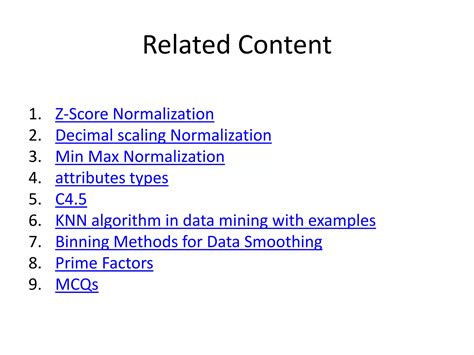 Decimal Scaling Normalization Slides Presentation Ppt