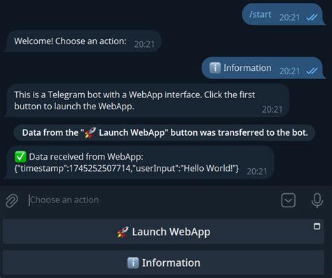 How To Send Data In Telegram Webapp Bot Without External Server Using Aiogram Python