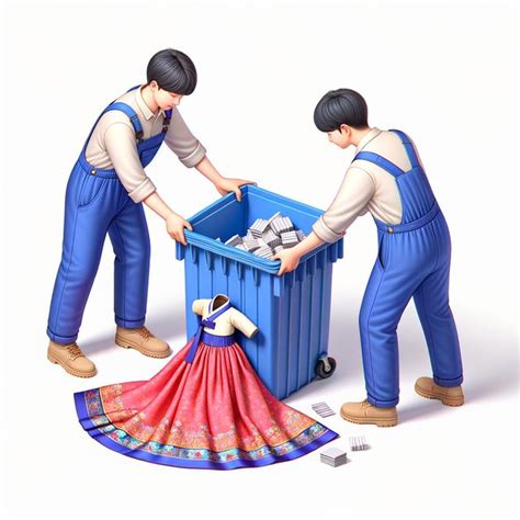 한복치마 버리는 방법 버리는법 버리기 버리는법 꿀팁 쓰레기 백과사전 우아한정리 우정
