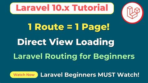Load View Page Directly In Laravel With Get Route Laravel Framework Tutorialepisode 6
