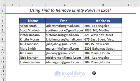How To Remove Empty Rows In Excel 11 Easy Ways ExcelDemy