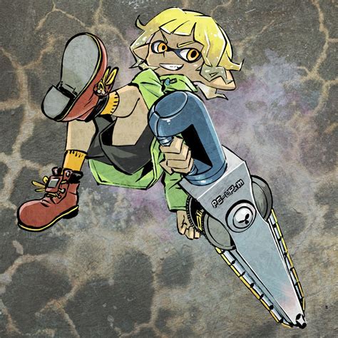 Muramasa Mikado Inkling Girl Inkling Player Character Nintendo Splatoon Series Highres