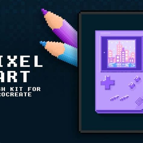 Pixel Art Procreate Brushes MasterBundles